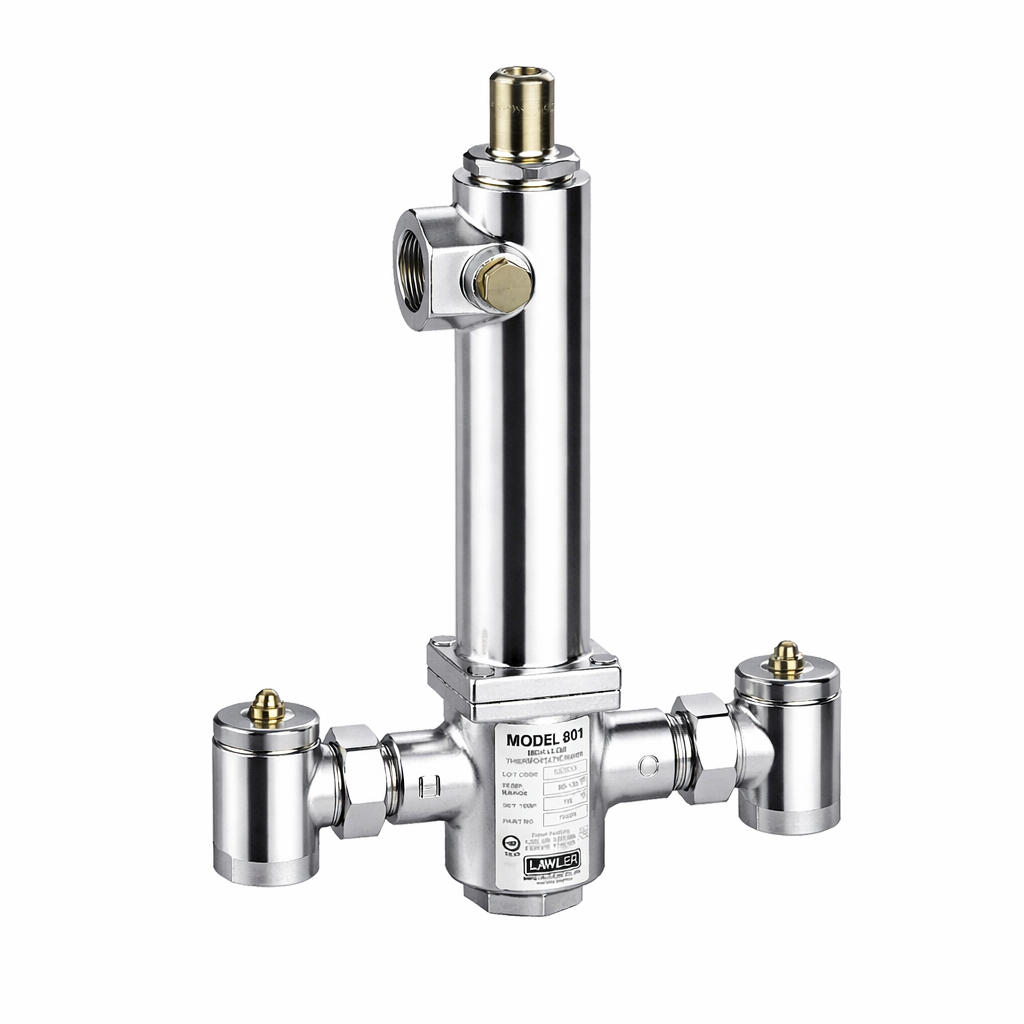 Lawler 72999-10-P 801 Standard High-Low Mixing Valves Polished Chrome ...