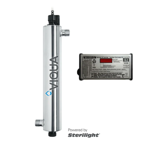 VIQUA UV Sterilizer - UV LIGHT, 12-18 GPM, VH410/2, 110-220V 60HZ, 3/4 ...