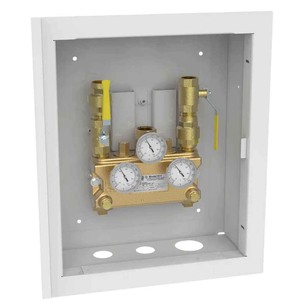 Lawler 911 Thermometer with Inlet Piping Cabinet 84701 – plumbEstore